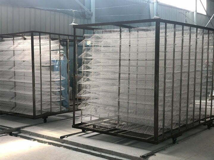 Hanger production line | wire cloth hanger making machine